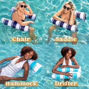 Other | 2pack New Pool Floats Classic Mesh Stripe Pattern Pool Hammock Floats | Poshmark